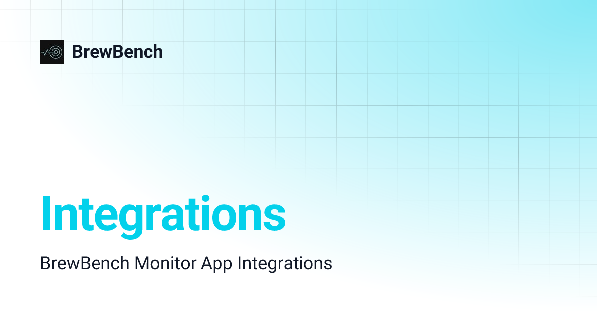 Integrations | BrewBench